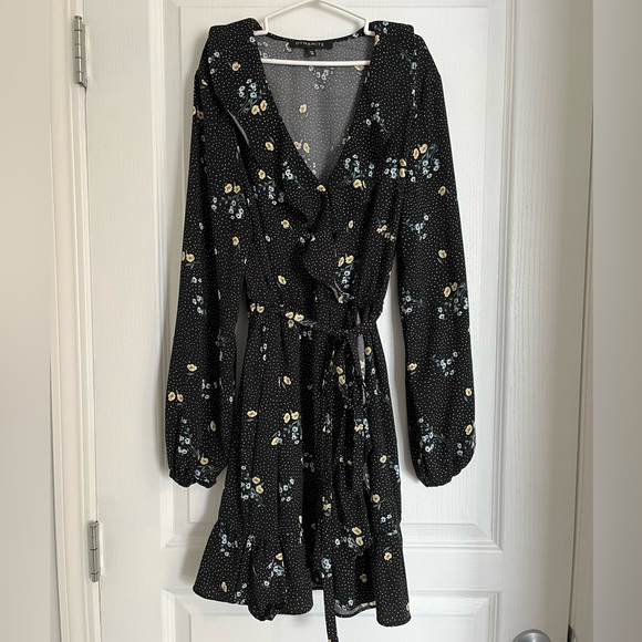Dresses | Dynamite Floral Wrap Dress | Poshmark